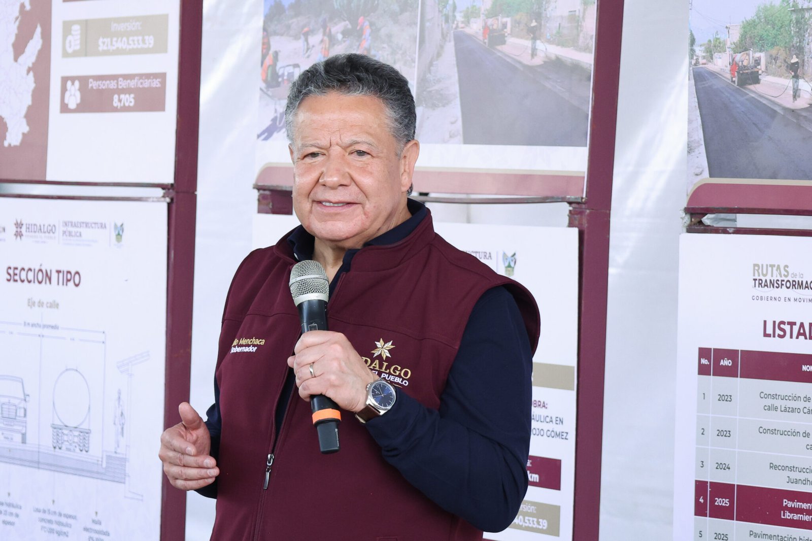 Supervisión de obra carretera en Tetepango con inversión millonaria ...